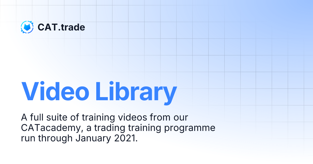 Video Library | CAT.trade